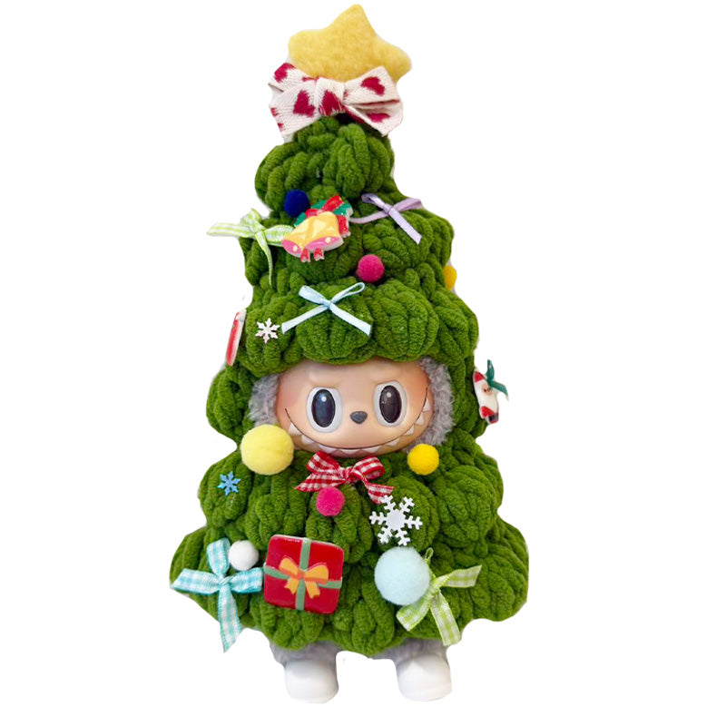 Labubu Christmas Outfit - Christmas Tree + White Shoes – MYFUNITY