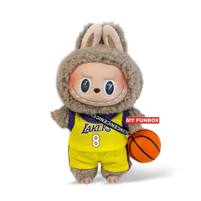 Labubu Outfit - Yellow Jersey + Basketball – MYFUNITY