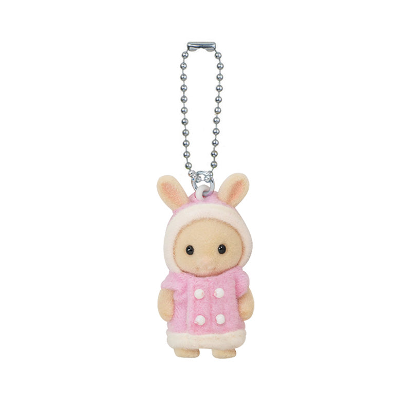 Sylvanian Families Fluffy Parka Milk Rabbit Baby Keychain – MYFUNITY