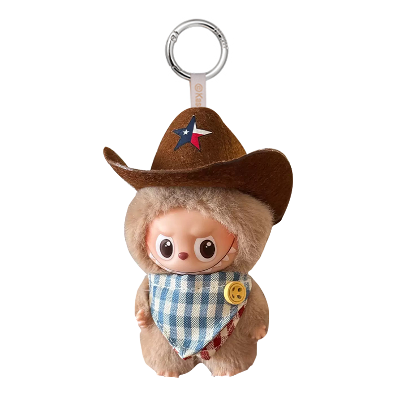 Labubu Pin for Love Mini Outfit - Cowboy hat + scarf – MYFUNITY